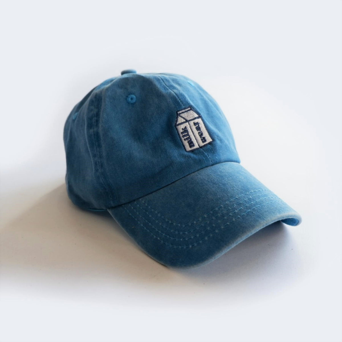 Acid Wash Cap with Logo Embroidery – MILKWEARSTORE
